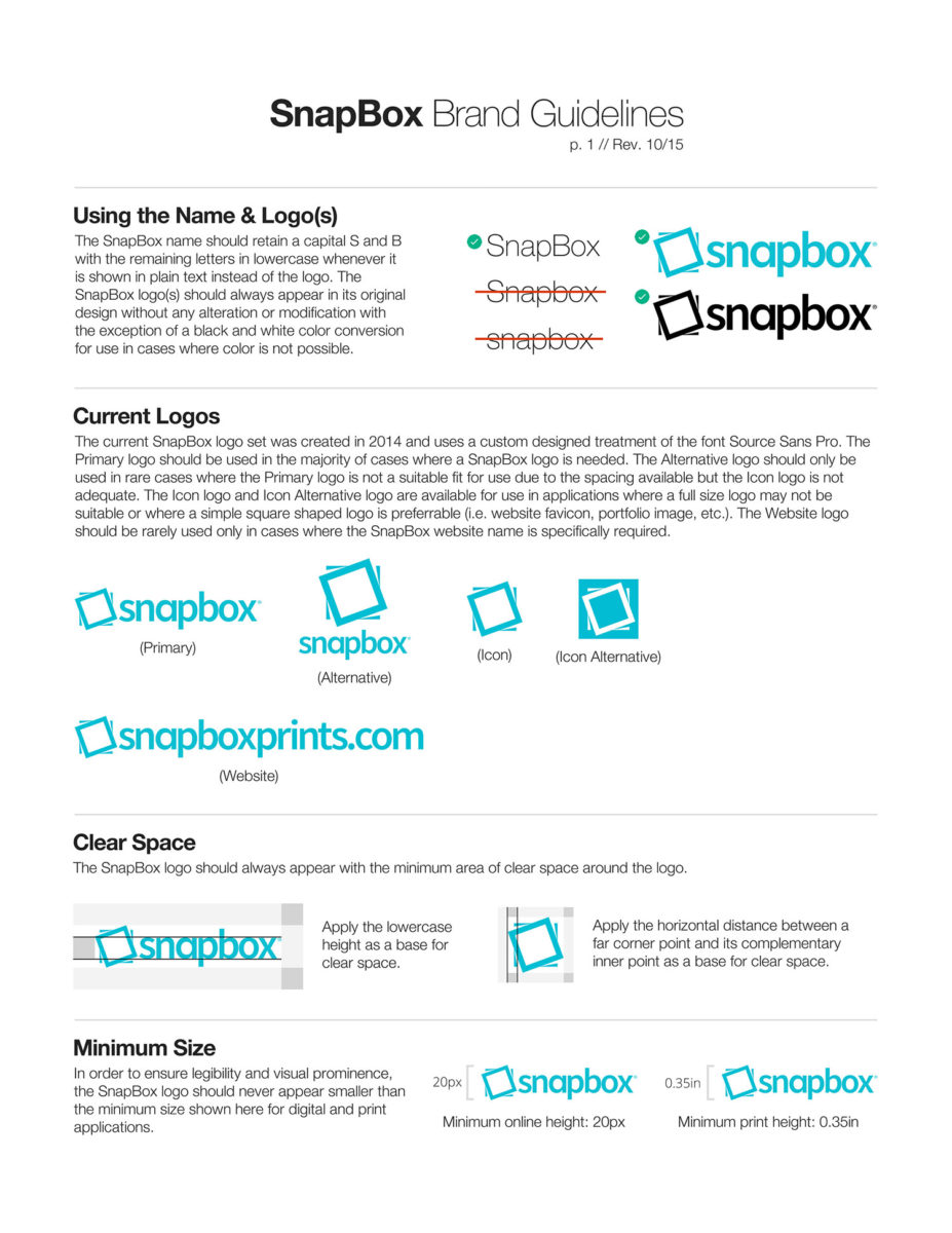 SnapBox Brand Guidelines